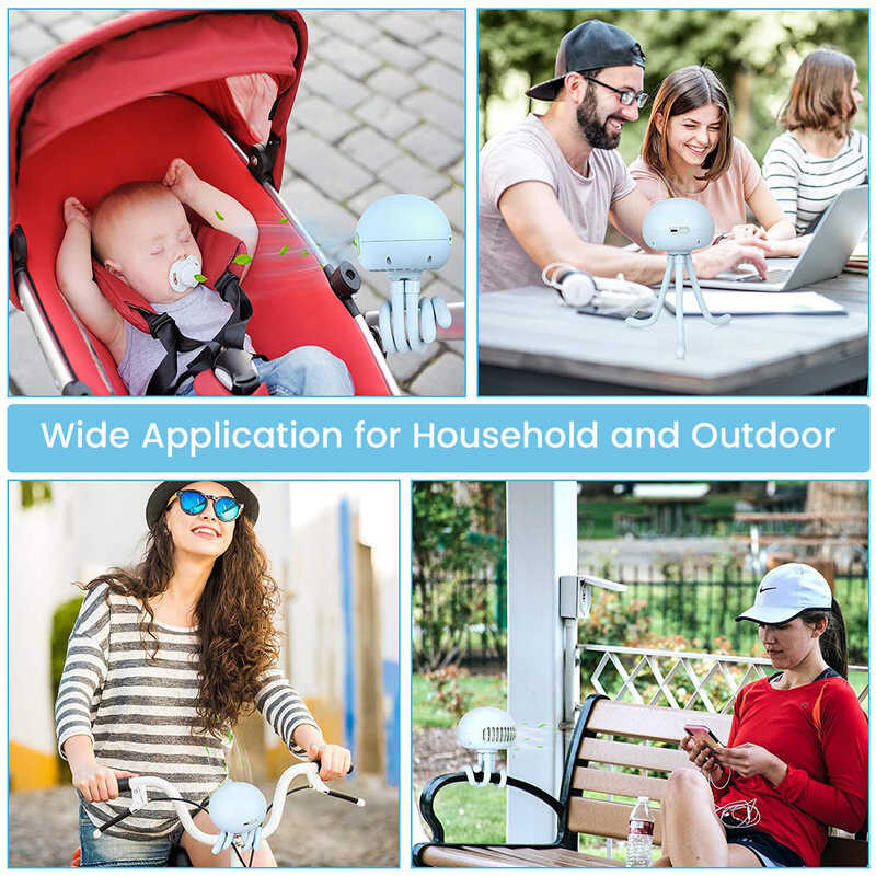 Orzbow Osf001มินิแบบพกพาที่ชาร์จ USB รถเข็นเด็กทารกพัดลมน่ | Shopee ...