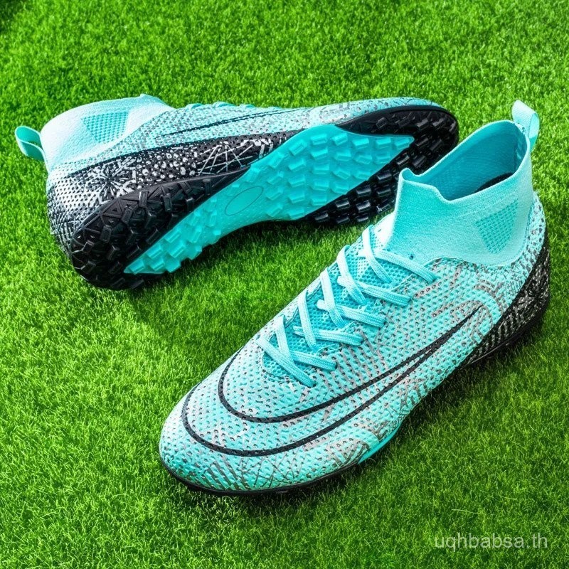 ชุดฟุตบอลรองเท้าถุงเท้าและพลาสติก Shin Guard ผู้ใหญ่เด็ก TF/FG กลางแจ้ง ...