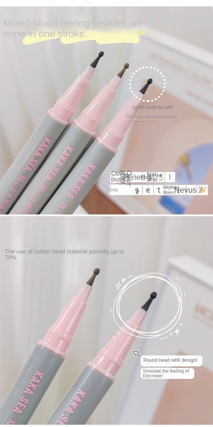 Tear Mole Handy เครื่องมือปากกากันน้ํา Long-Lasting Tears Sweat-Proof ...