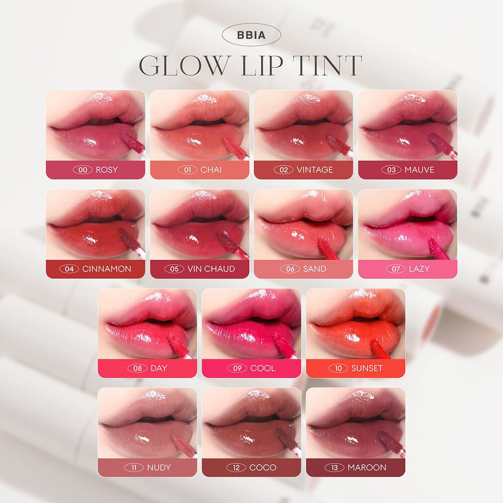 Bbia Glow Lip Tint 3.2g เปีย ลิปทินท์เทคเจอร์ Super Light | Shopee Thailand