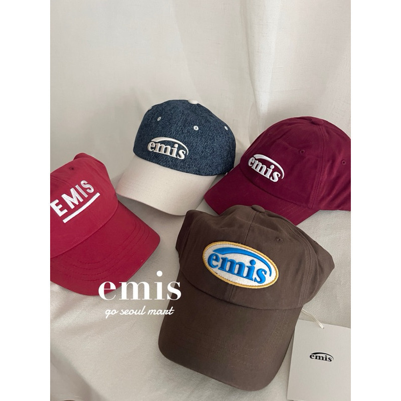 ♞,♘,♙พร้อมส่งในไทย ️ EMIS CAP & ACC : หมวก EMIS NEW LOGO EMIS CAP ที่เกาหลีฮิตมาก ไอดอล ศิลปิน ...