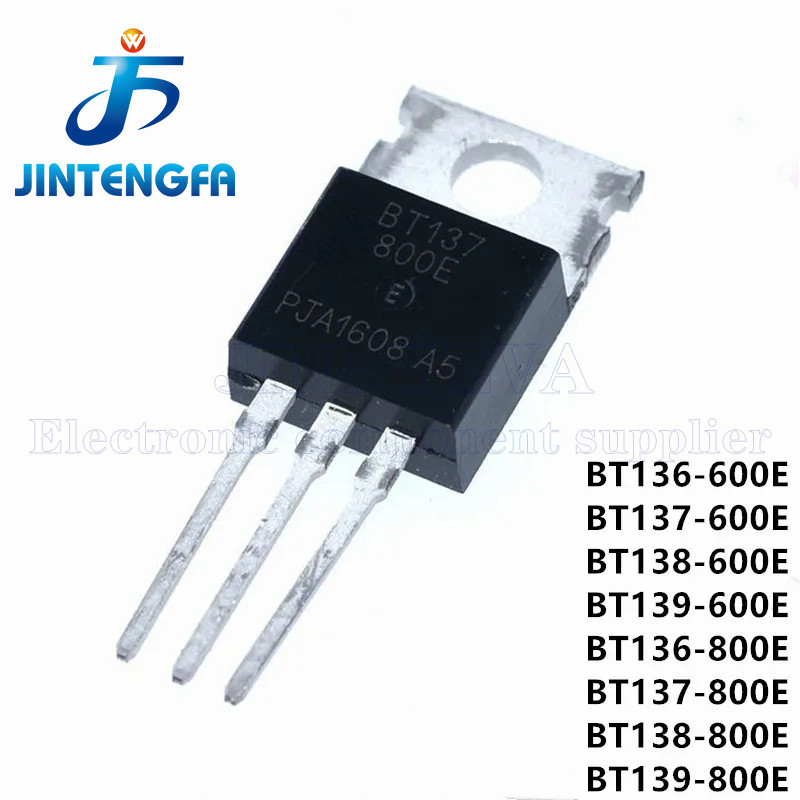 10pcs BT136 BT137 BT138 BT139 600E 800E TO220 BT136-600E BT136-800E BT137-600E BT137-800E BT138 ...