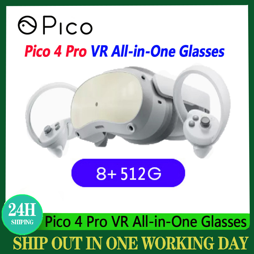 Pico 4/Pico 4 Pro VR แว่นตา All-in-One Virtual Reality 3D 4K จอแสดงผล Pico4 VR ชุดหูฟัง Steam VR ...