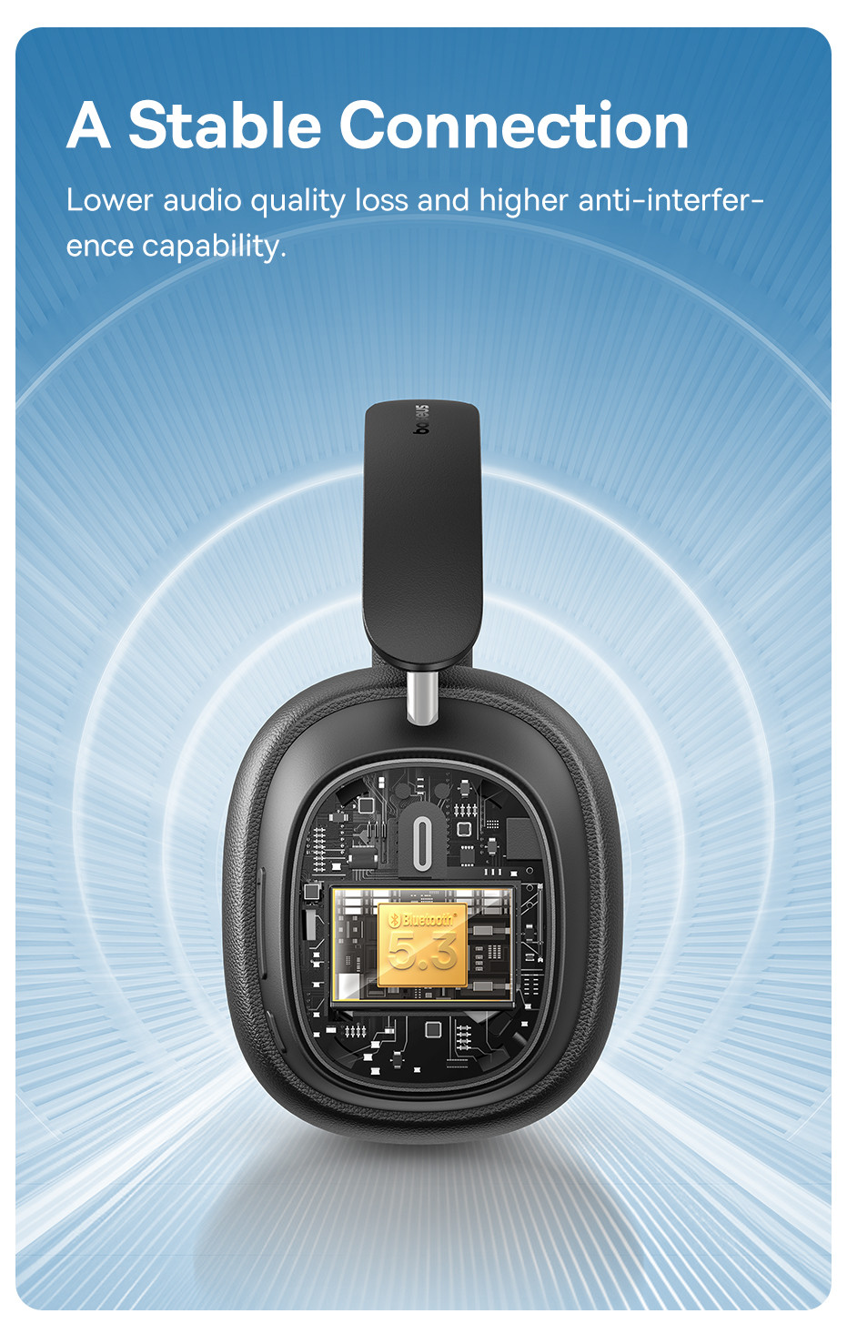 Baseus H1 H1Pro H1i Hybrid 40dB ANC หูฟังไร้สาย 4 ไมค์ ENC หูฟังบลูทูธ 5.2 40 มม.HiFi Over the ...