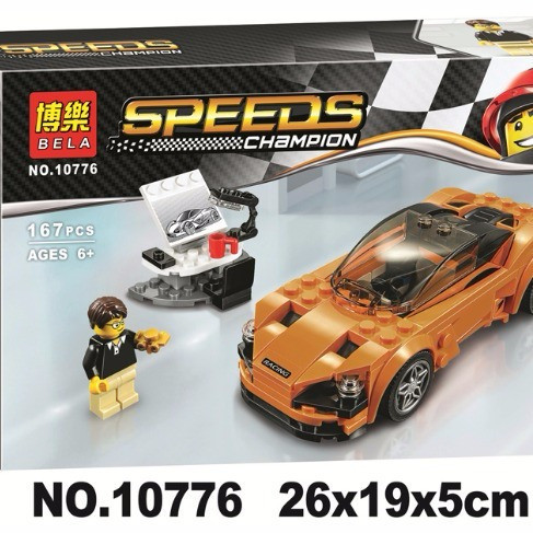 Super racing speed series 10776 เข้ากันได้กับ Lego 75880 McLaren ของ ...