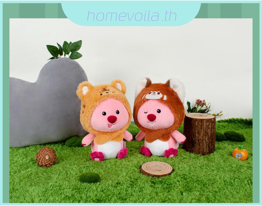 Loopy Beaver ของแท้สัตว์ฝาครอบของเล่นตุ๊กตาเสือสุนัขและ Guinea ออกแบบ ...