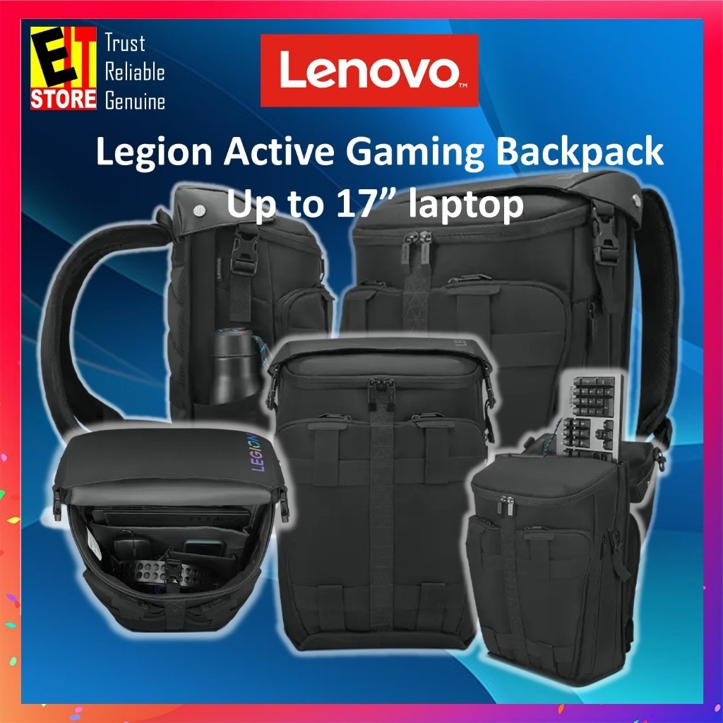 Lenovo LEGION ACTIVE GAMING BACKPACK สูงสุด 17 ชิ ้ น LAPTOP SIZE ...