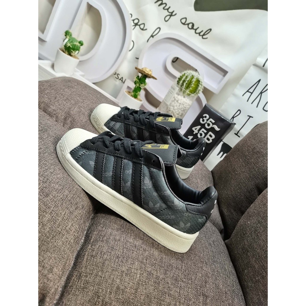Adidas Originals Superstar Shell toe trainers รองเท้าวิ่ง คลาสสิก กัน ...