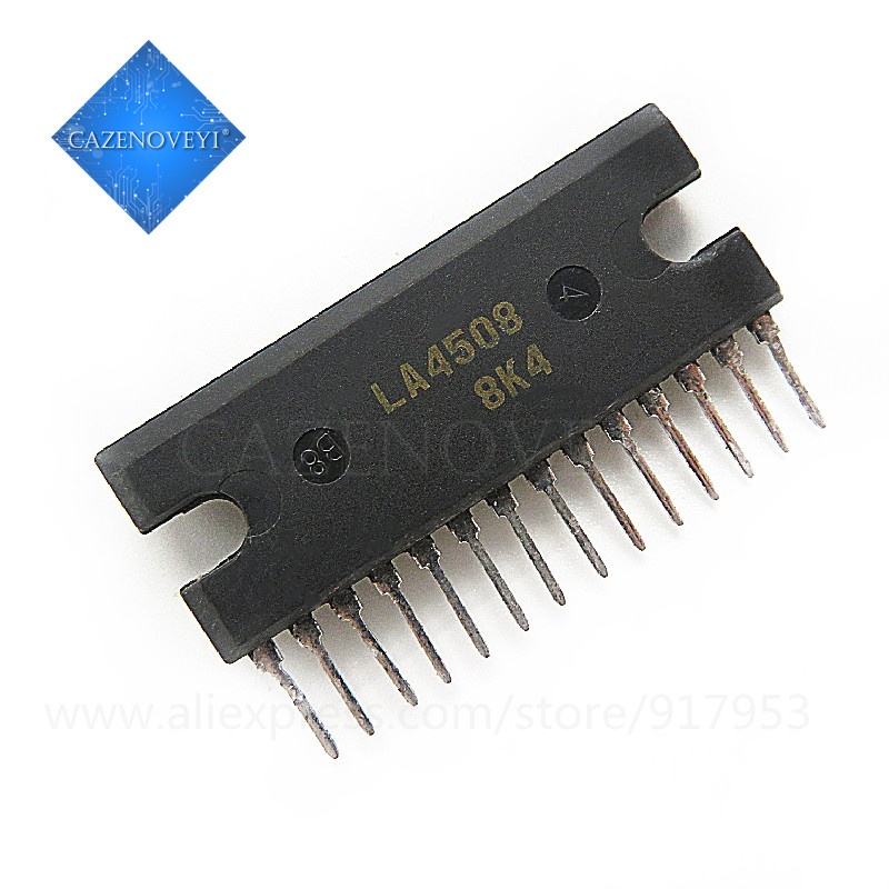 1 ชิ้น LA4508 ZIP-14 เครื่องขยายเสียงบล็อกชิป IC Dual Channel Audio ...