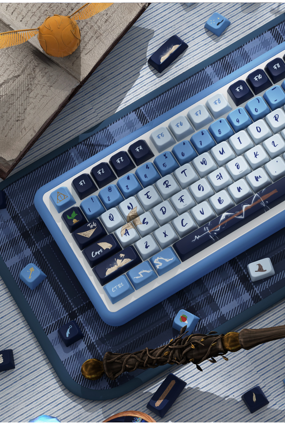 Ravenclaw Keycaps MDA โปรไฟล์ PBT 138/158 คีย์ Keycap ระเหิดห้าด้าน ...