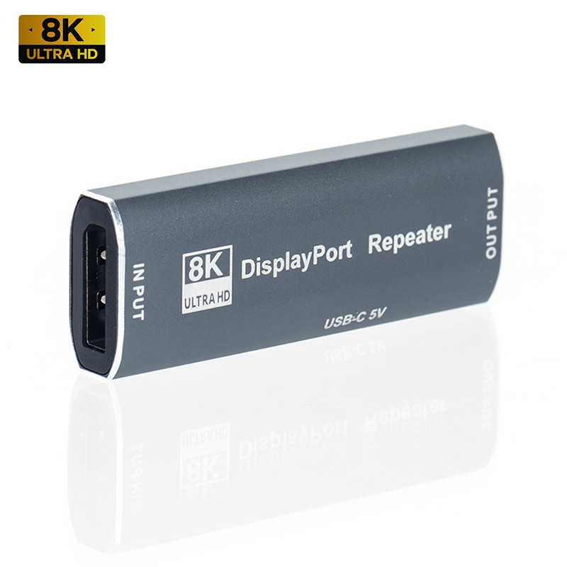 Displayport Extender 8K Active DP 1.4 Repeater DisplayPort สัญญาณ ...