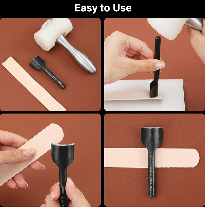 Wuta Half-Round Punch Arc Shaped Clear Sharp Punch เครื่องตัดหนัง ...