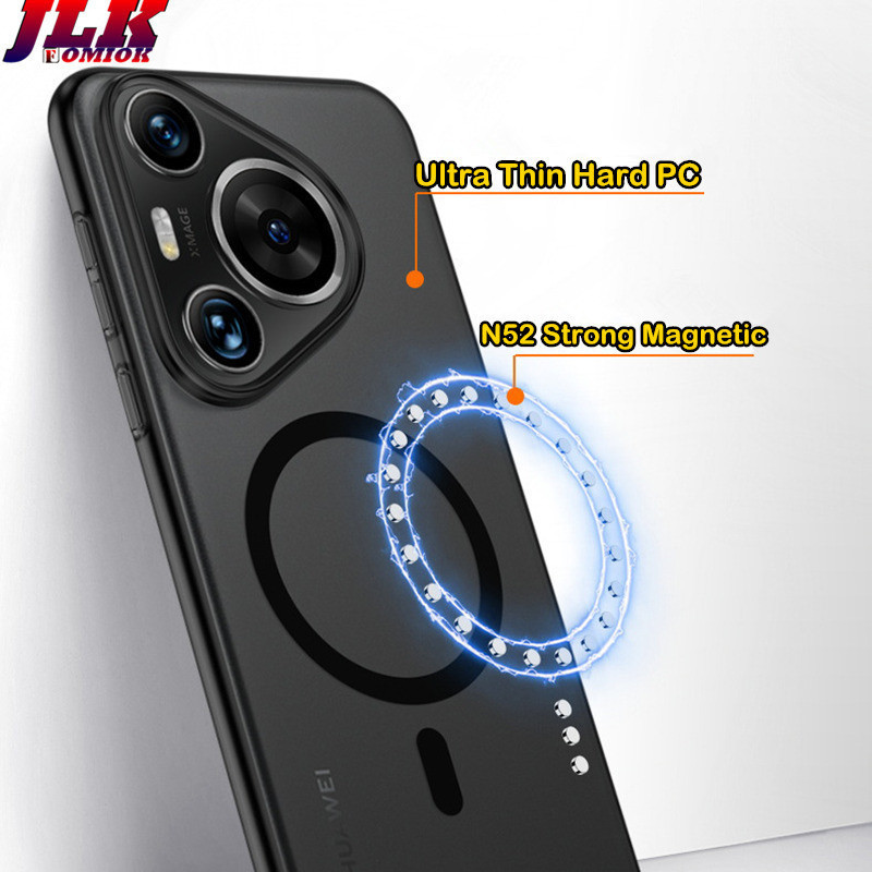 [JLK] Ultra Thin Matte Magnetic Phone Case with Camera Lens Glass ...