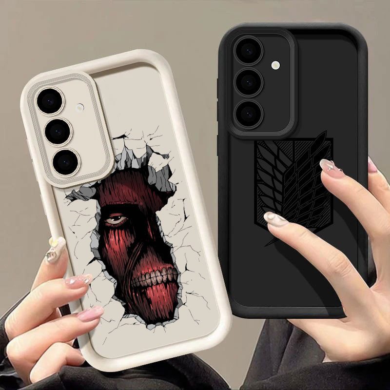 ญี่ปุ่นอะนิเมะ Allen Attack On Titan เคสโทรศัพท์สําหรับ Samsung Galaxy ...