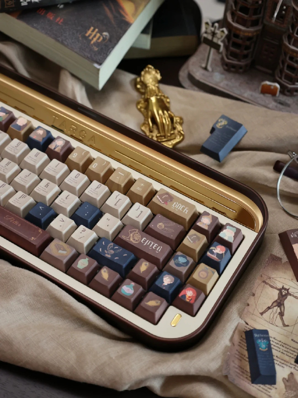 Hogwarts Keycap Cherry/XOA Profile 142 คีย์ PBT ห้าด้าน Dye Sublimation ...