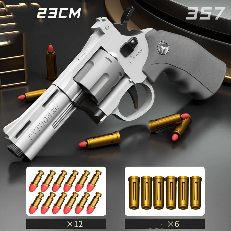 Manual Continuous Revolver Soft Shotgun Simulation Toy | Shopee Thailand