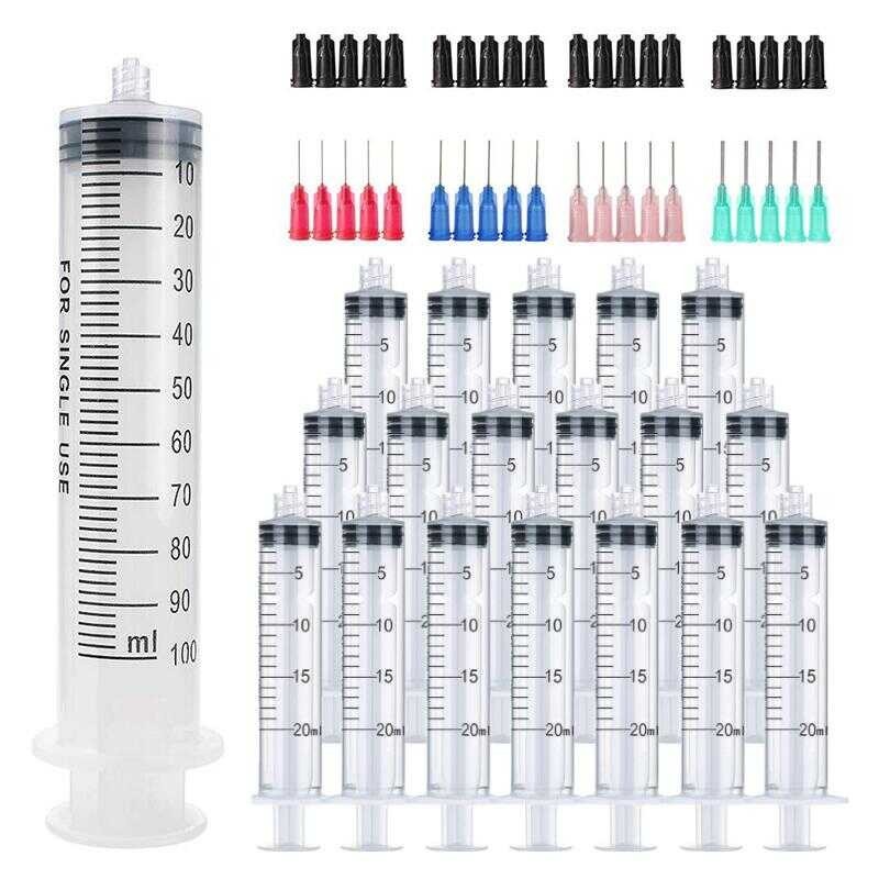 3Ml - 100Ml พลาสติก Luer ล็อคเข็มฉีดยา Hydroponic เข็มฉีดยาเครื่อ | Shopee Thailand