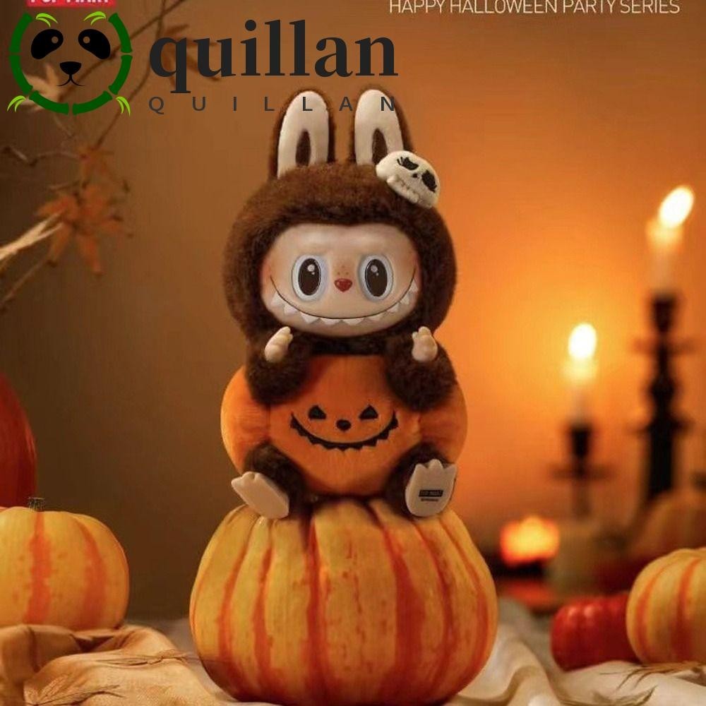 Quillan Pumpkin Labubu Plush Pendant, Anti-lost Carnival Halloween ...