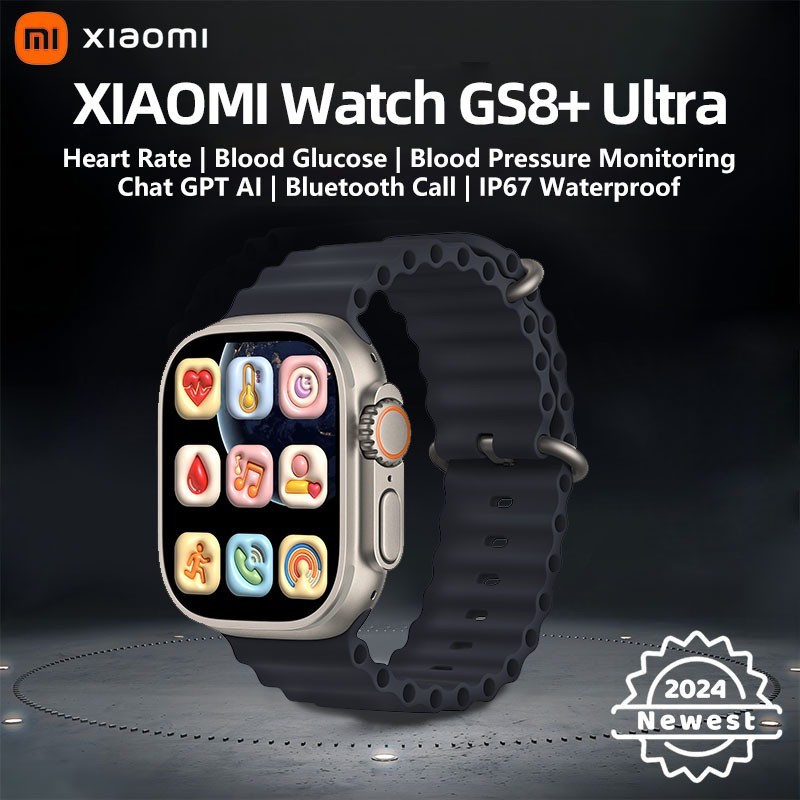 Xiaomi Smart Watch GS8+ Ultra/S9 Pro Bluetooth Call กันน้ํา Heart Rate ...