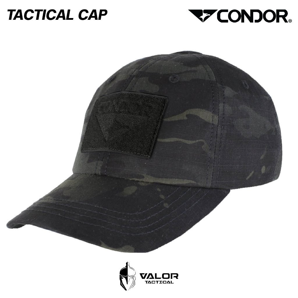 Condor - Tactical Cap [ Multicam Black ] หมวกแก็ป หมวกลายพราง กันแดด สำหรับผู้ชาย และผู้หญิง ...