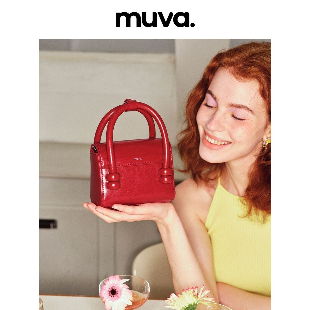MUVA Original high-endกระเป๋าถือระดับไฮเอนด์2024ใหม่ของแท้หนังอเนก ...