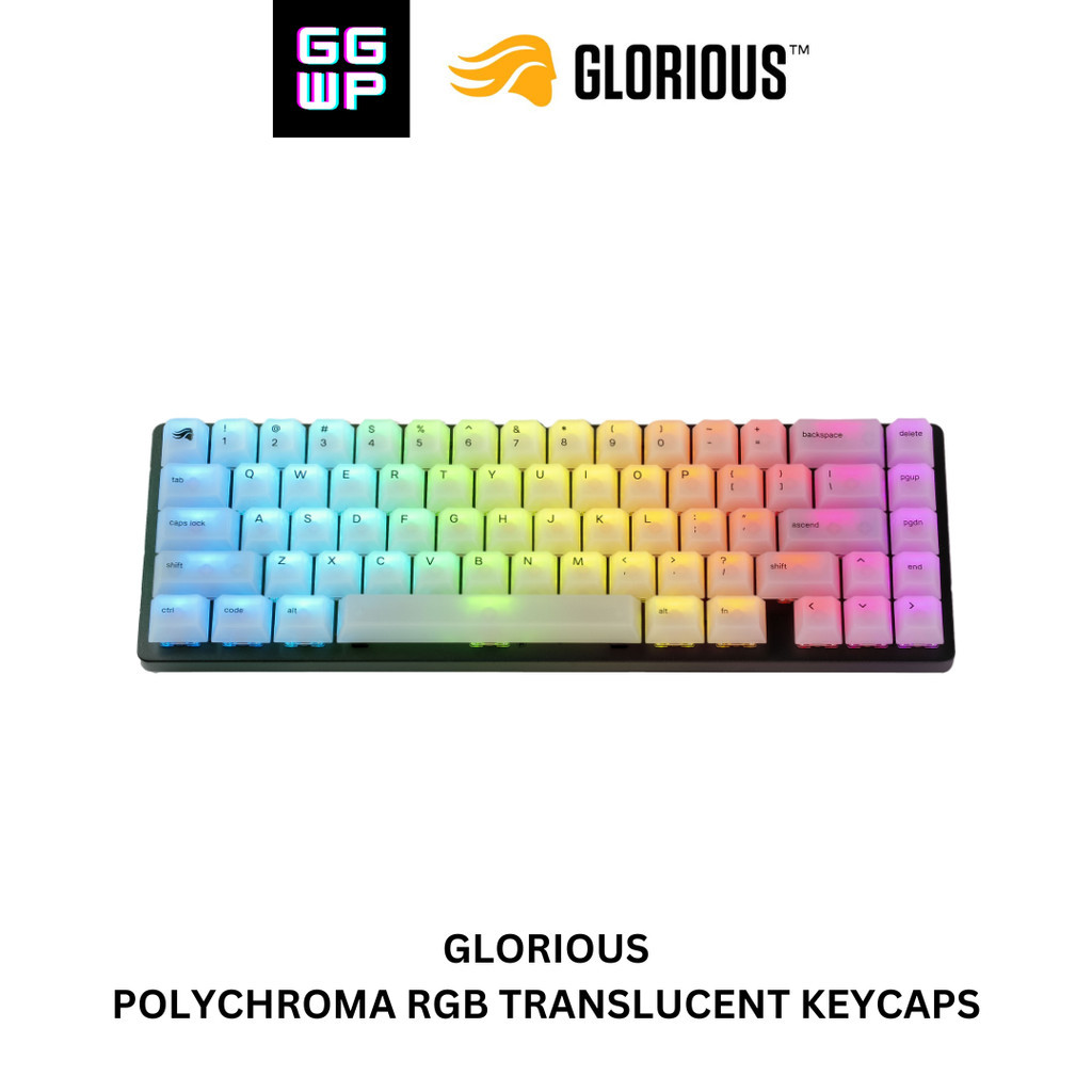 Glorious Polychroma RGB 115-Key Cherry Profile Shine Through ...