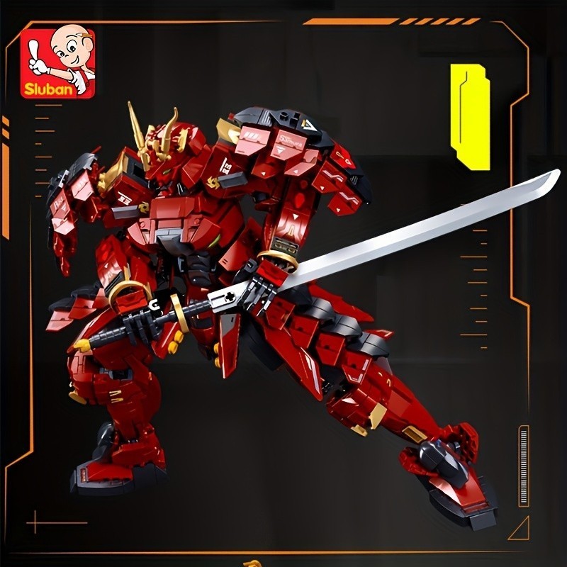 Sluban 923 ชิ้น Jiafei Samurai Mecha Building Block ของเล่นเข้ากันได้ ...