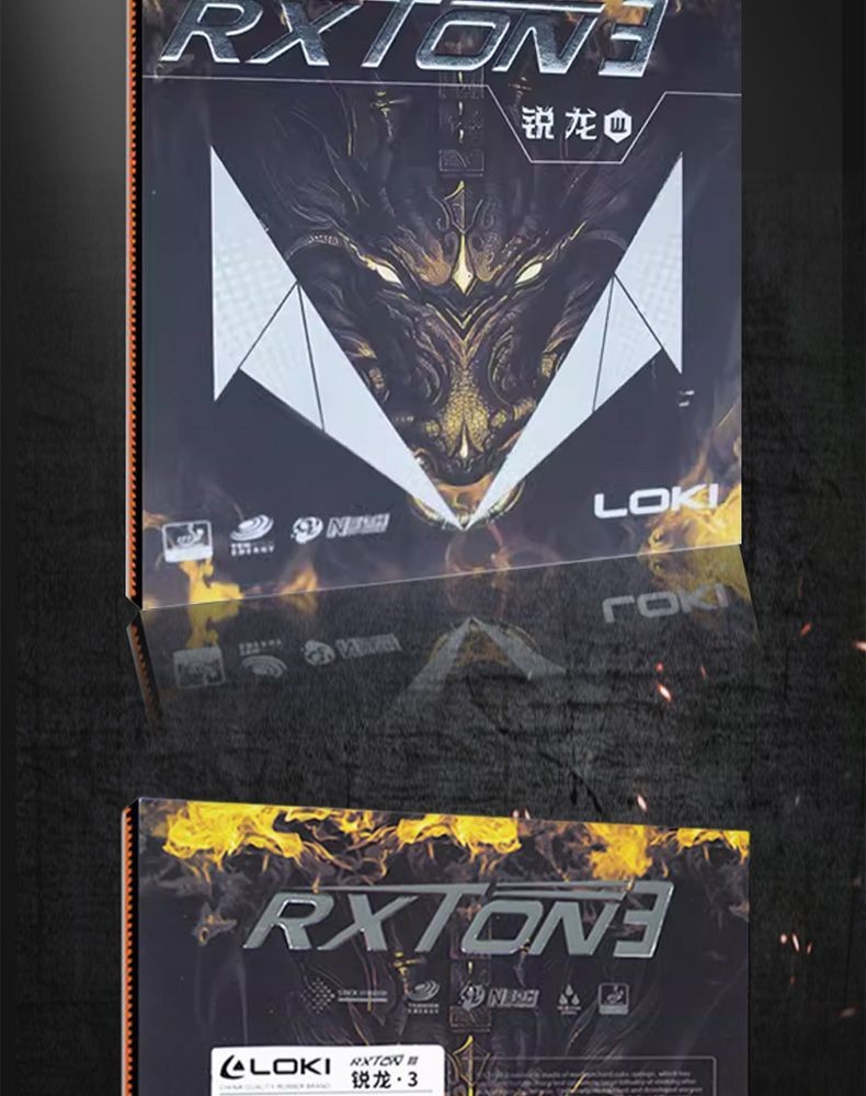 Loki RXTON 3/3 Pro ยางปิงปอง Allround Spin Control ฟองน้ําปิงปอง ...