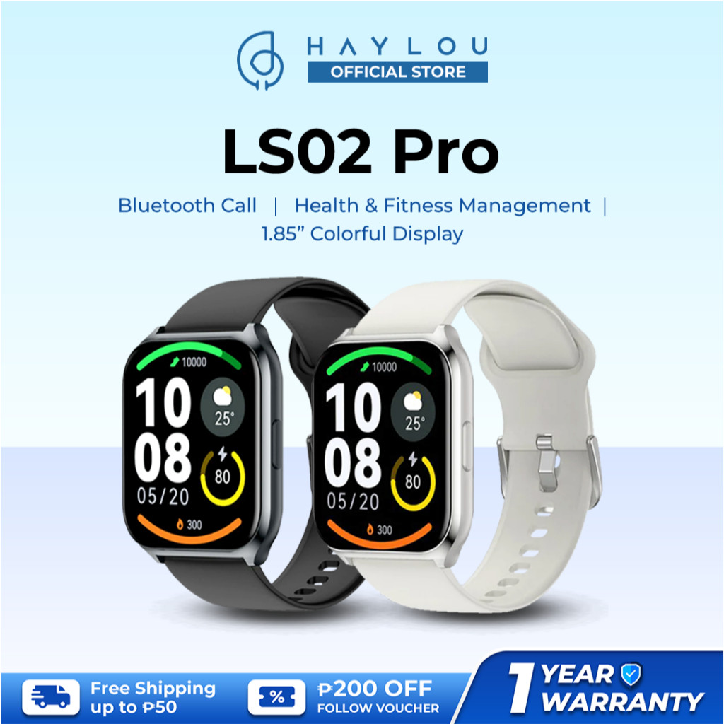Haylou LS02 Pro Smartwatch Fitness Tracker SpO2 ออกซิเจนในเลือดการ ...