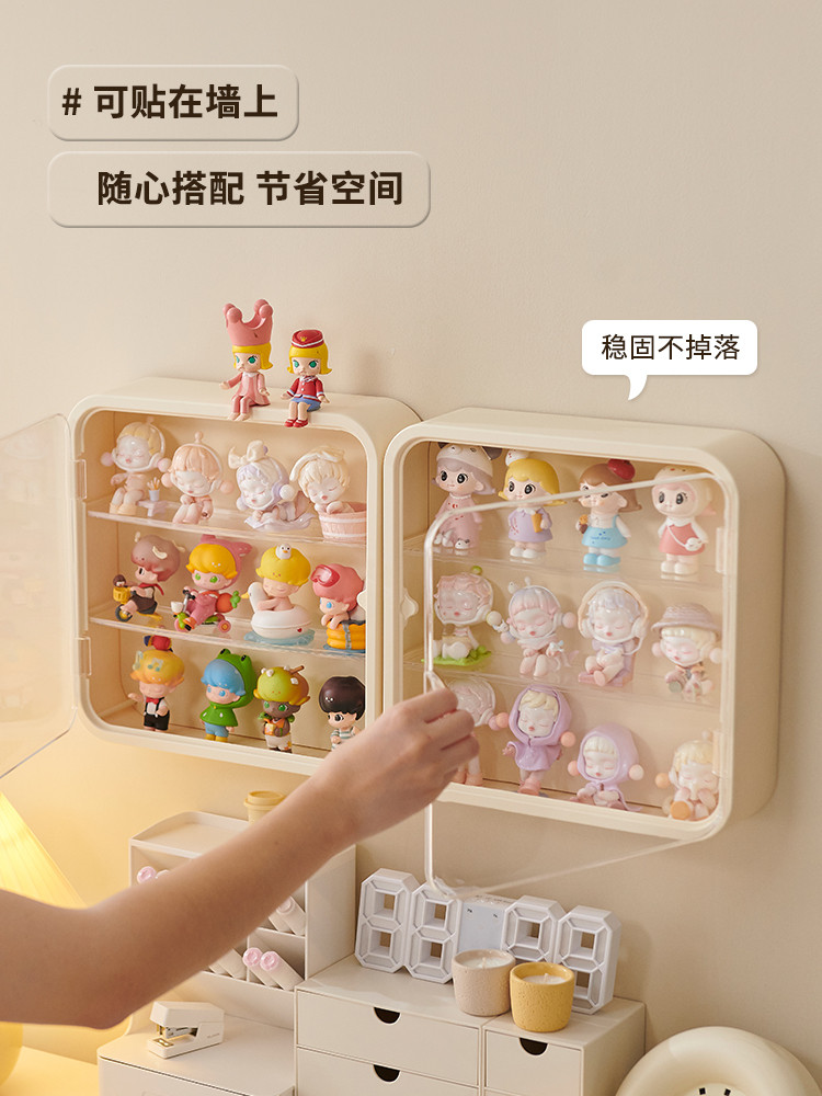 Trendy toy storage 】 Blind box storage display rack Wall mounted ...