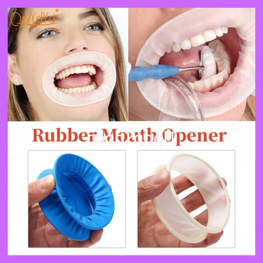A Dental Mouth Opener Disposable Rubber Oral Cheek Expanders Retractor ...