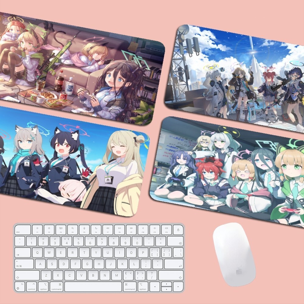 Blue Archive Mousepad Boy Pad ยางธรรมชาติ Gaming Mousepad โต๊ะขนาด ...