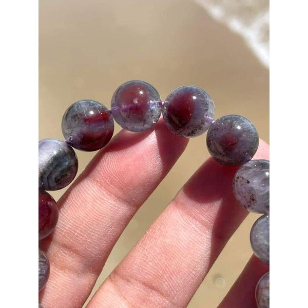 สร้อยหินออร่าไลท์ 23 ( Auralite 23 ) บางที่เรียกว่า Red Cap Amethyst ...