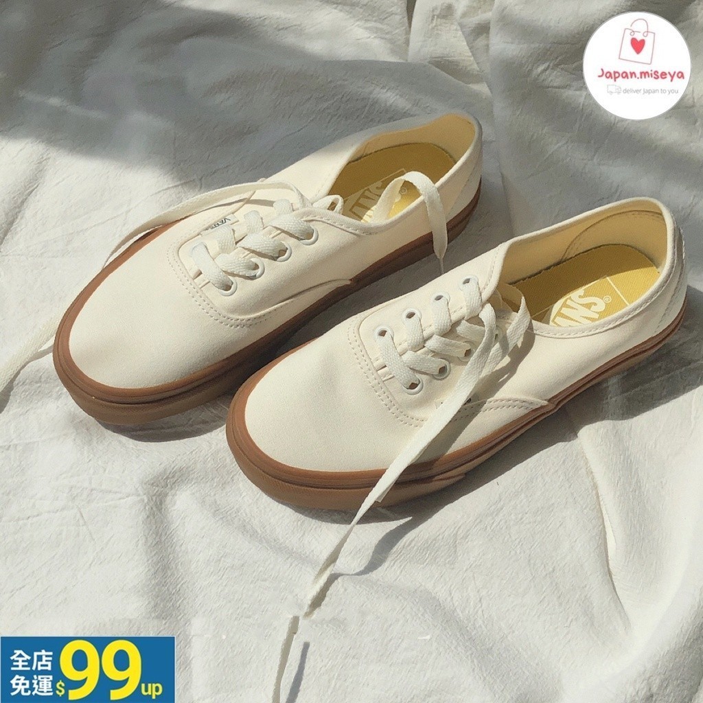 [ คลังสินค ้ าพร ้ อม ] Vans Authentic Beige Caramel Milk Tea Lazy ...