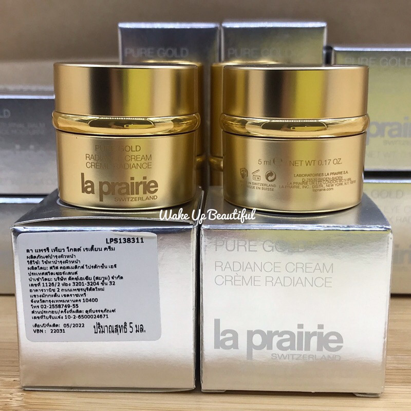 La Prairie Pure Gold Radiance Cream ขนาด 5 ml. | Shopee Thailand