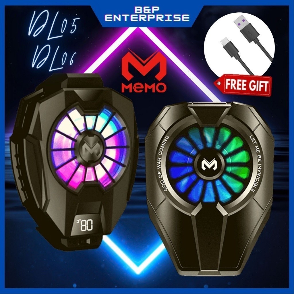 Memo dl05มือถือแบบพกพาพัดลมระบายความร้อนหม้อน้ำ | Shopee Thailand