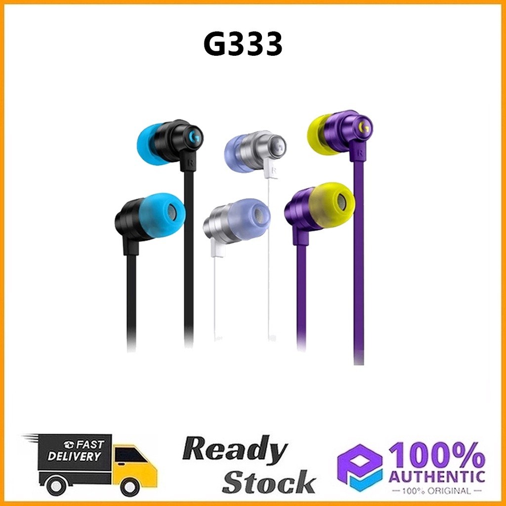 Logitech G333 หูฟังเกมมิ่ง พร้อมไดรเวอร์เสียงคู่ ไมค์อินไลน์ และตัว ...