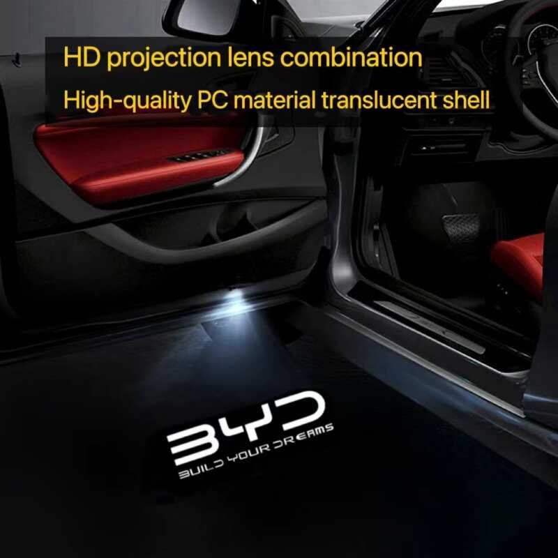 BYD Ghost Light ประตูไฟ LED โปรเจคเตอร์ อุปกรณ์ตกแต่งรถยนต์ | Shopee ...