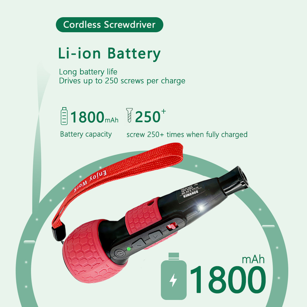 Electric Screwdriver Cordless 3.6V Mini Power Tool Rechargeable Lithium ...
