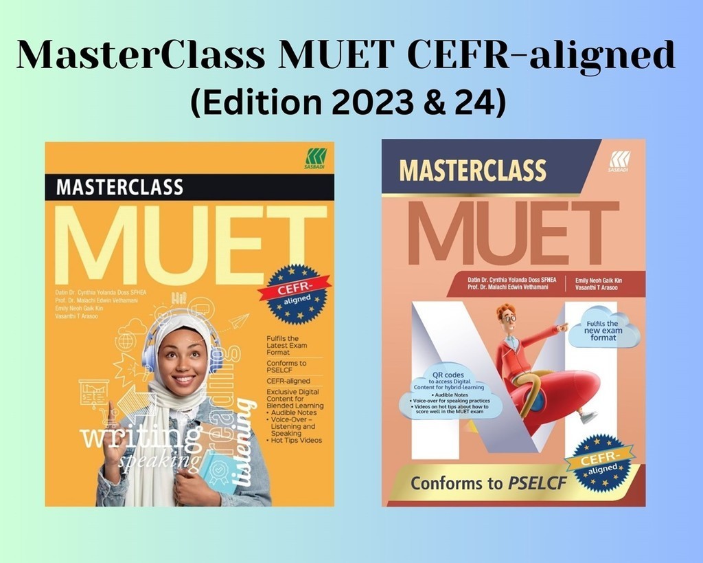 Sasbadi - MasterClass MUET CEFR-aligned (Edition 2023/24) | Shopee Thailand