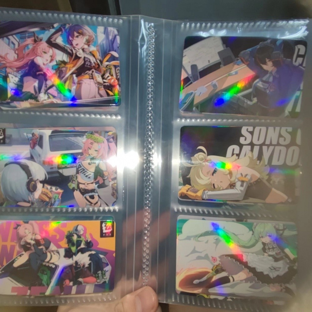 [มีในสต็อก] 55pcs zenless Zone ZERO Laser Card สภาพแวดล้อมของการ์ดขนาด ...