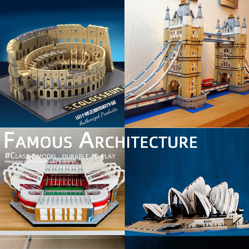 Famous Building Series Famous Building Blocks Ancient Rome Colosseum ...