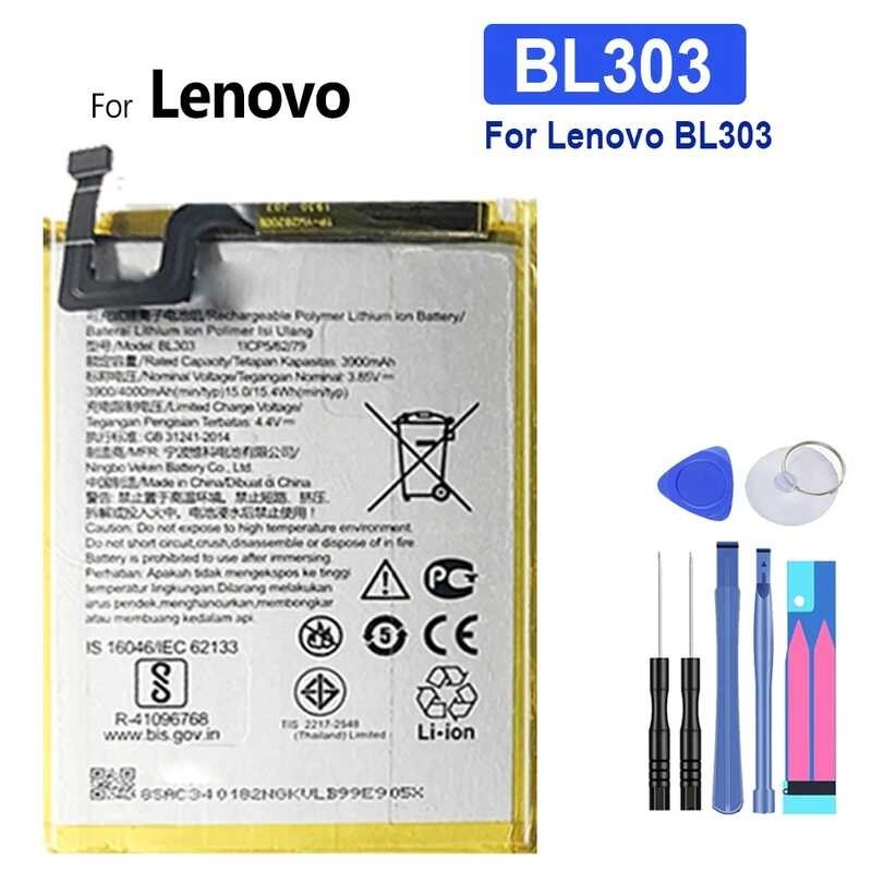 แบตเตอรี่โทรศัพท์มือถือ สำหรับ Lenovo BL3034000mAh, BL303 | Shopee Thailand