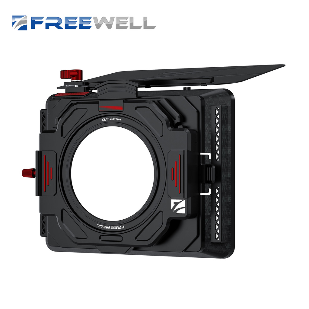 Freewell Eiger Matte Box - สําหรับกล้อง DSLR, Mirrorless พร้อม ND, VND, GND, ช่องเสียบตัวกรอง ...