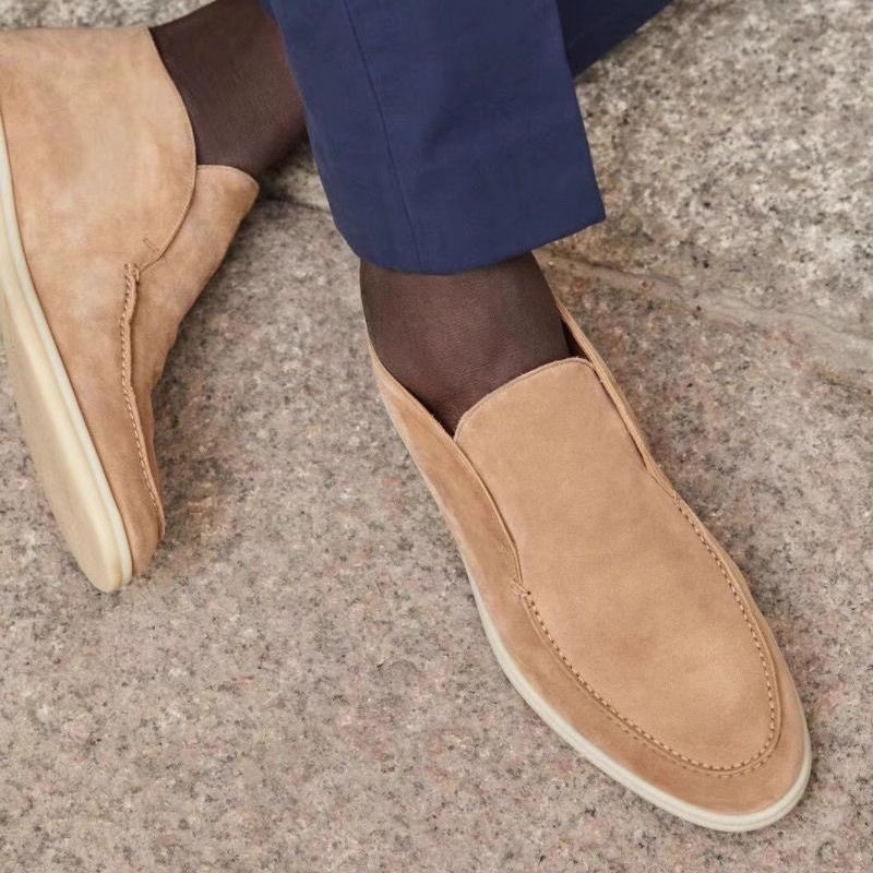 Nvdlo * Pian * Classic British High-Top LP Loafers รองเท้าโลฟเฟอร์ Slip ...