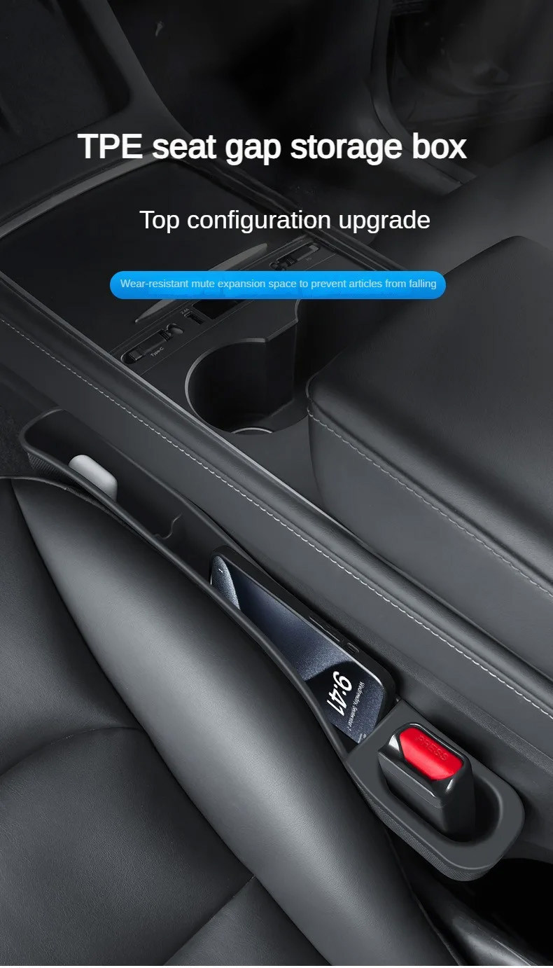 Mercedes-Benz EQE EQS A C E S CLASS GLA GLC GLE GLS CLE CLS กล่องเก็บของTPEสำหรับช่องว่างระหว่าง ...
