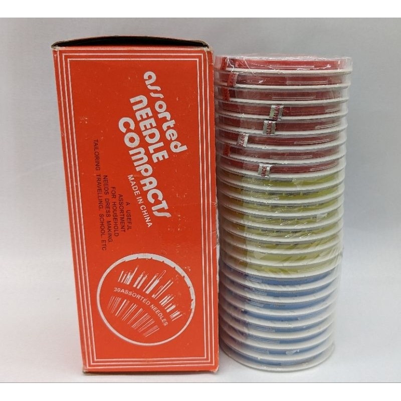 เข็มเย็บผ้าคอมแพคคละ (SOLD PER BOX, 2 DOZEN PER BOX) | Shopee Thailand