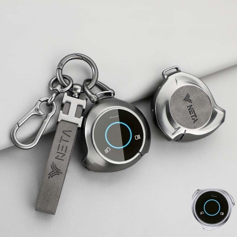 Neta V Neta X Alloy + Leather Key Case Cover Neta 2022-2024 U Pro Key ...