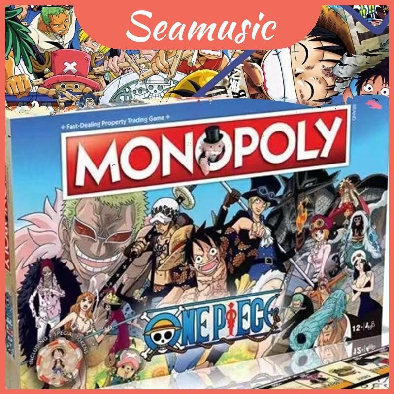 One Piece Monopoly Board บทบาทเล่นเกมการ์ดปริศนาเกม Collaboration Team ...