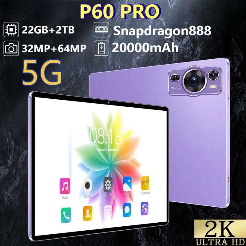 P60 แท็บเล็ตเด็ก Pro ใหม่ หน้าจอ HD 10.1 นิ้ว 4G 5G รองรับซิมคู่ Android 14 แบตเตอรี่ 20000mAh ...